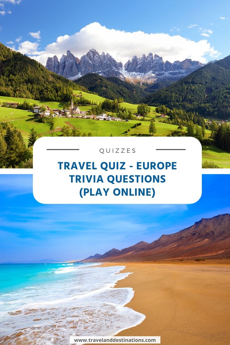 Travel Quiz - Europe Trivia Questions (Play Online) | TAD